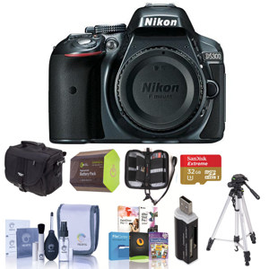 Nikon D5300 24.1 Pixel DX-Format DSLR Camera Body - GREY With Premium ...