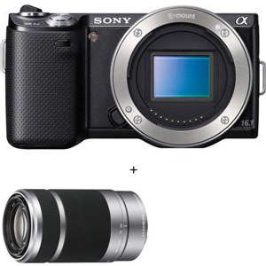 Sony Alpha NEX-5N Digital Camera w/Sony 55-210mm f/4.5-6.3 OSS Lens