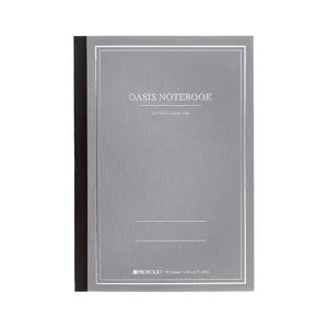 Itoya Profolio Oasis Medium Notebook, A5: 5.8x8.3", Gray OA-MD-GY