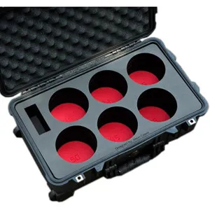 Jason Cases Protective Case with Foam for Set of 6 Canon CN-E Lenses ...