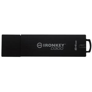 Kingston Technology IronKey D300 Standard 64GB USB 3.0 Flash Drive