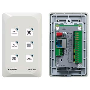 Kramer Electronics RC-43SL 6-Button Touch-Sensitive Ethernet Control ...