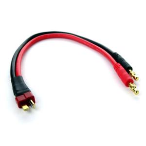 COMMON SENSE RC Deans-Type Charging Adapter with Banana Plugs BP2DEANSM