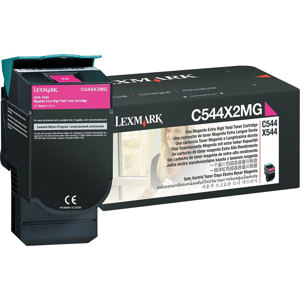 Lexmark C544X2MG Magenta Extra High Yield Toner Cartridge, 4000 Pages ...