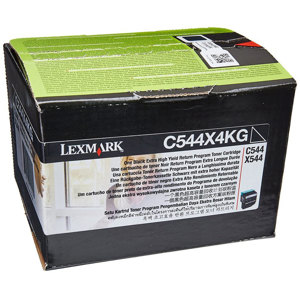 Lexmark C544X4KG Black Toner Cartridge for C544/X544 Series Printers ...