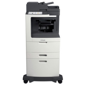 Lexmark MX810dxfe B&W Laser Multifunction Printer with Staple Finisher ...