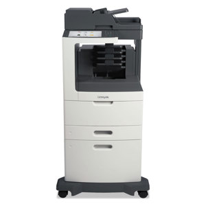 Lexmark MX810dxme B&W Laser MFP with 4-Bin Mailbox, 55 ppm, 2750 Pages ...