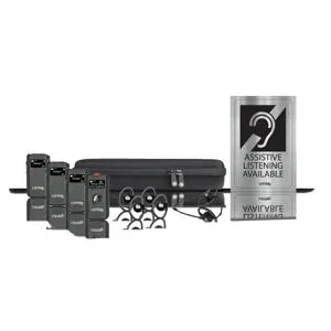 USED Listen Technologies ListenTALK Portable ADA Kit 2, Includes LK-1 ...