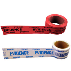 Lynn Peavey 2"x110yds. Box-Sealing Evidence Tape, Red with Black ...