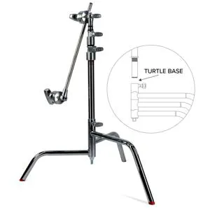 Matthews 20" C+ Stand with Turtle Base and Grip Head and Arm, Chrome 756120