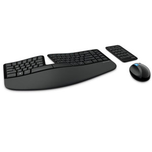 Microsoft Sculpt Ergonomic Desktop Wireless USB Keyboard and Mouse with ...