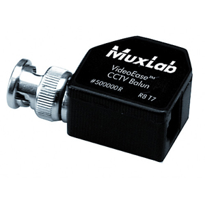 Muxlab BNC Coax to RJ45 Pins R8 T7 CCTV Modular Balun 500000R