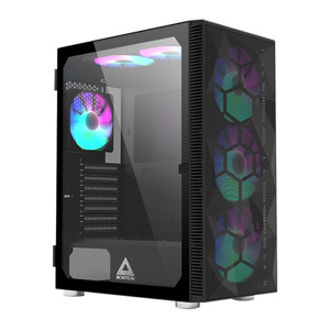 Montech X3 Mesh RGB Tempered Glass ATX Mid-Tower Gaming Computer Case ...