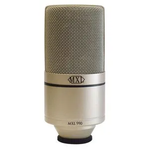 MXL World Renown Condenser Microphone with Shock Mount and Case 990