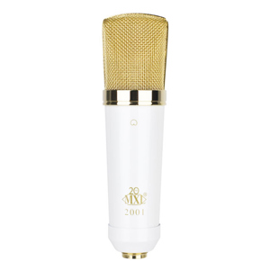 MXL 2001-SE Large Diaphragm Cardioid Condenser Microphone,White/Gold