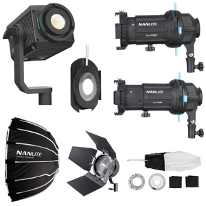 NanLite Forza 60C RGBLAC LED Spot Light with Everything Kit FORZA60C D