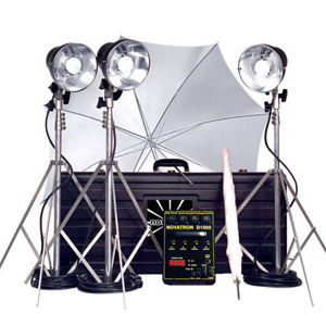 Novatron D1000 - 3 head Kit 1000 W/S Digital Pack with 3 heads, 2 ...