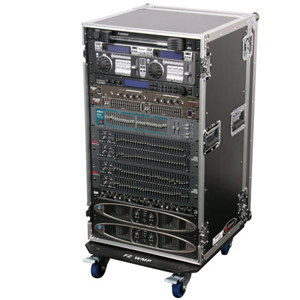 Used Odyssey Innovative Designs Flight Zone 20 Space Amp Rack with Wheels