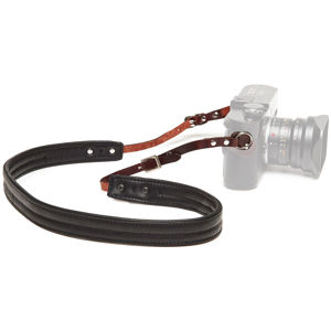 ONA Oslo Leather Camera Strap, Black - Adorama