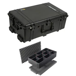 Pelican 1650 Watertight Wheeled Hard Case with Foam Insert, w/Divider ...