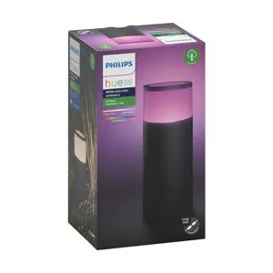 Philips Hue White and Color Ambiance Outdoor LED Calla Bollard Light ...