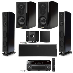 Polk Audio LSiM 705 Tower Speaker Home Theater System with Yamaha 9.2 ...