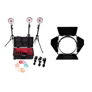 Rotolight NEO 2 3-Light Kit With NEO Barn Door - Adorama