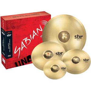 Sabian SBr Bright Performance Pack w/14" Hats, 16" Crash, 20" Ride & 10 ...