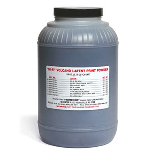 Sirchie Hi-Fi Volcano Latent Print Powder, Silk Black BPP09128