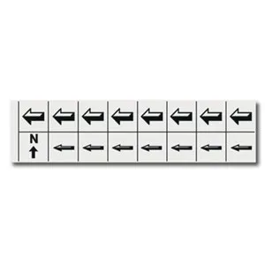 Sirchie Adhesive Photo Arrows, 25 Sheets