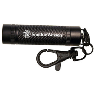 Smith & Wesson Galaxy Ray Personal Red LED Flashlight with Key Chain, Black