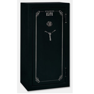 Stack-On 24 Gun Safe with Electronic Lock and Door Storage, Matte Black