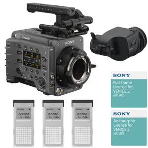 Sony VENICE 2 8K Motion Picture Camera, with OLED EVF and 3x 1TB Memory ...