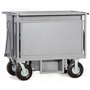Studio Carts Pneumatically Activated Fold Out Graphite Table for Crate ...