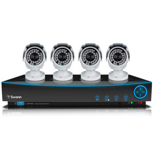 Swann 4 Channel D1 DVR with 500GB Hard Drive and 4 x 650 TV Cameras