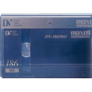 Maxell DV-1866Pro Master HDV Video Tape, 186 min,Large 303120