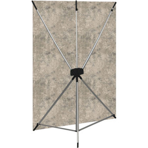 Westcott 5 x 7' Quarry X-Drop Backdrop Kit, with X-Drop Stand and ...