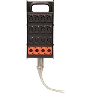 Whirlwind Medusa Loaded Stage Box with 20 XLR Female Inputs BK20NR