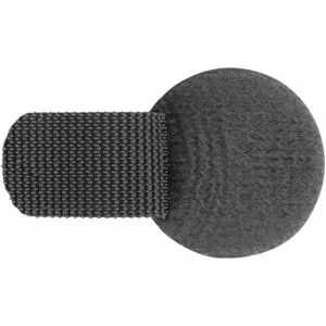 Wireless Mic Belts Cable Discs Management Tabs, Black, 50-Pack AC-DISC-50-B