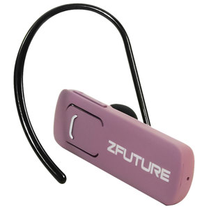 Zfuture Over-the-Ear Mini Bluetooth Headset, Ruby - Adorama