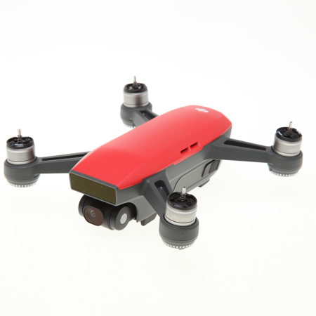 Used DJI Spark Mini Drone Fly More Combo - Lava Red SKU#1309514
