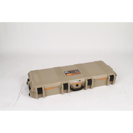 Used Pelican V730 Vault Tactical Rifle Case with Wheels, Tan VCV730-0000-TAN