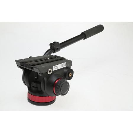 Used Manfrotto MVH502AH Pro Video Head with Quick-Release and Flat Base ...
