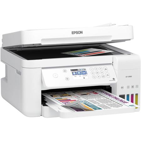 Used Epson EcoTank ET-3760 All-in-One Cartridge-Free Supertank Inkjet ...