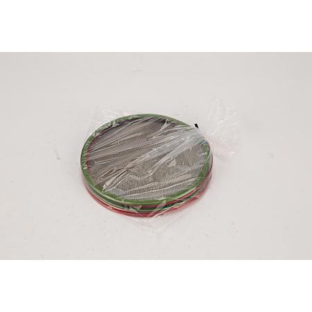 USED Matthews 6-5/8" Stainless Steel Wire Diffusion Scrim, Set of 5