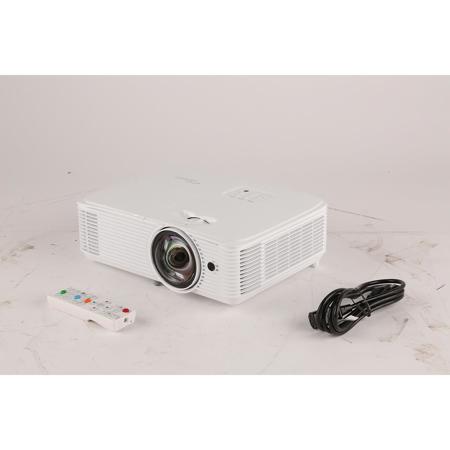 Used Optoma EH412ST Bright Full HD Short Throw DLP Projector, 1920x1080 ...