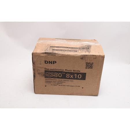 Used DNP DS80 8x10" Dyesub Printer Media Kit - 260 Glossy Prints SKU#1633921 DS808X10