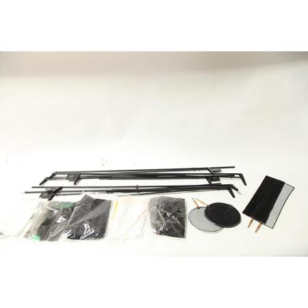 Used Glow Portable Frame Scrim Kit Complete Studio Flag and Diffusion ...