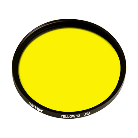 Used Tiffen 82mm #12 Glass Filter - Yellow - Adorama