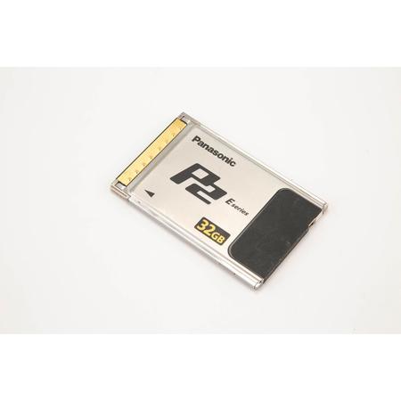 Used Panasonic AJ-P2E032XG 32GB E-Series P2 Solid State Memory Card ...